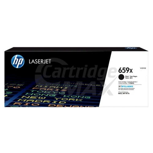 HP 659X W2010X Original Black High Yield Toner Cartridge Cartridges ...