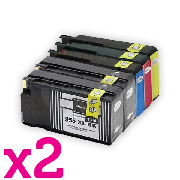 10 Pack HP 955XL Generic High Yield Inkjet Combo L0S63AA - L0S72AA [4B ...